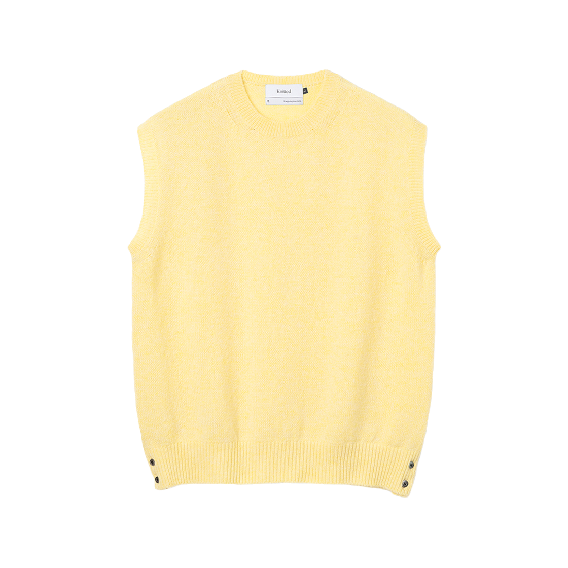 니티드 쉐기독 울 100% 라운드 베스트 옐로우 | Knitted | KREAM