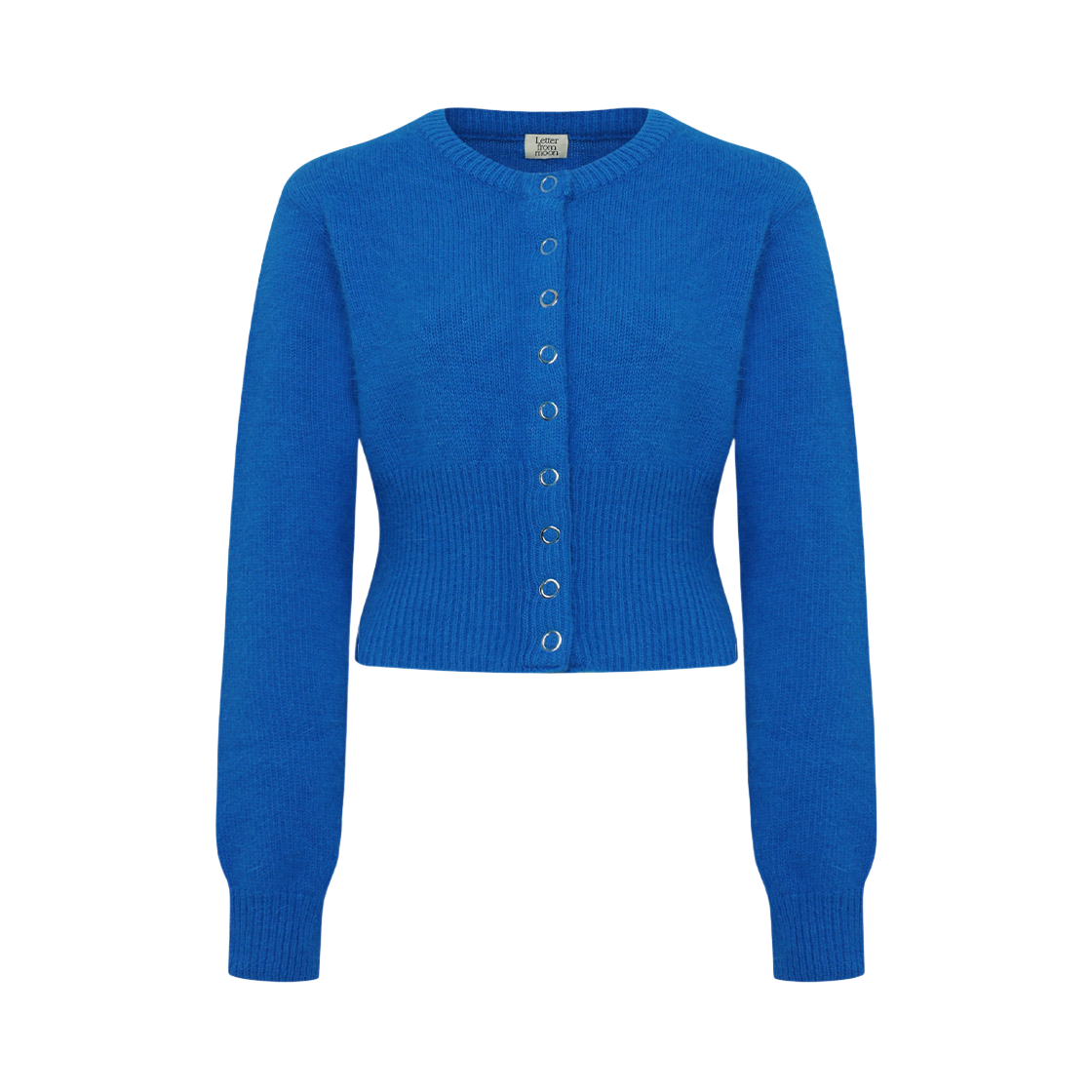 레터프롬문 앙고라 코니 더스트 울 가디건 블루 | LETTER FROM MOON | KREAM