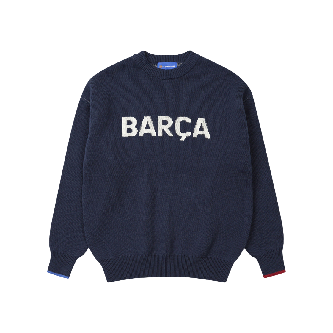 FC 바르셀로나 클래식 라인 니트 네이비 | FC BARCELONA | KREAM