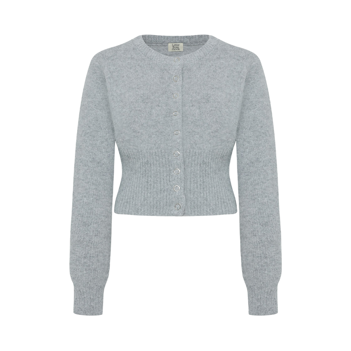 레터프롬문 앙고라 코니 더스트 울 가디건 그레이 | LETTER FROM MOON | KREAM
