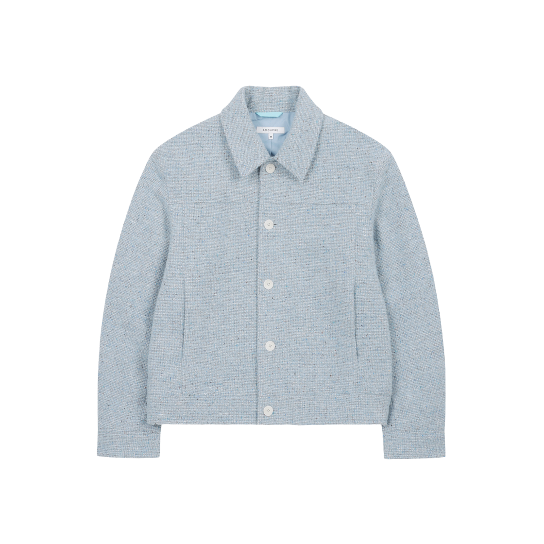 아모프레 트위드 트러커 라이트 블루 | AMOUPRE | KREAM