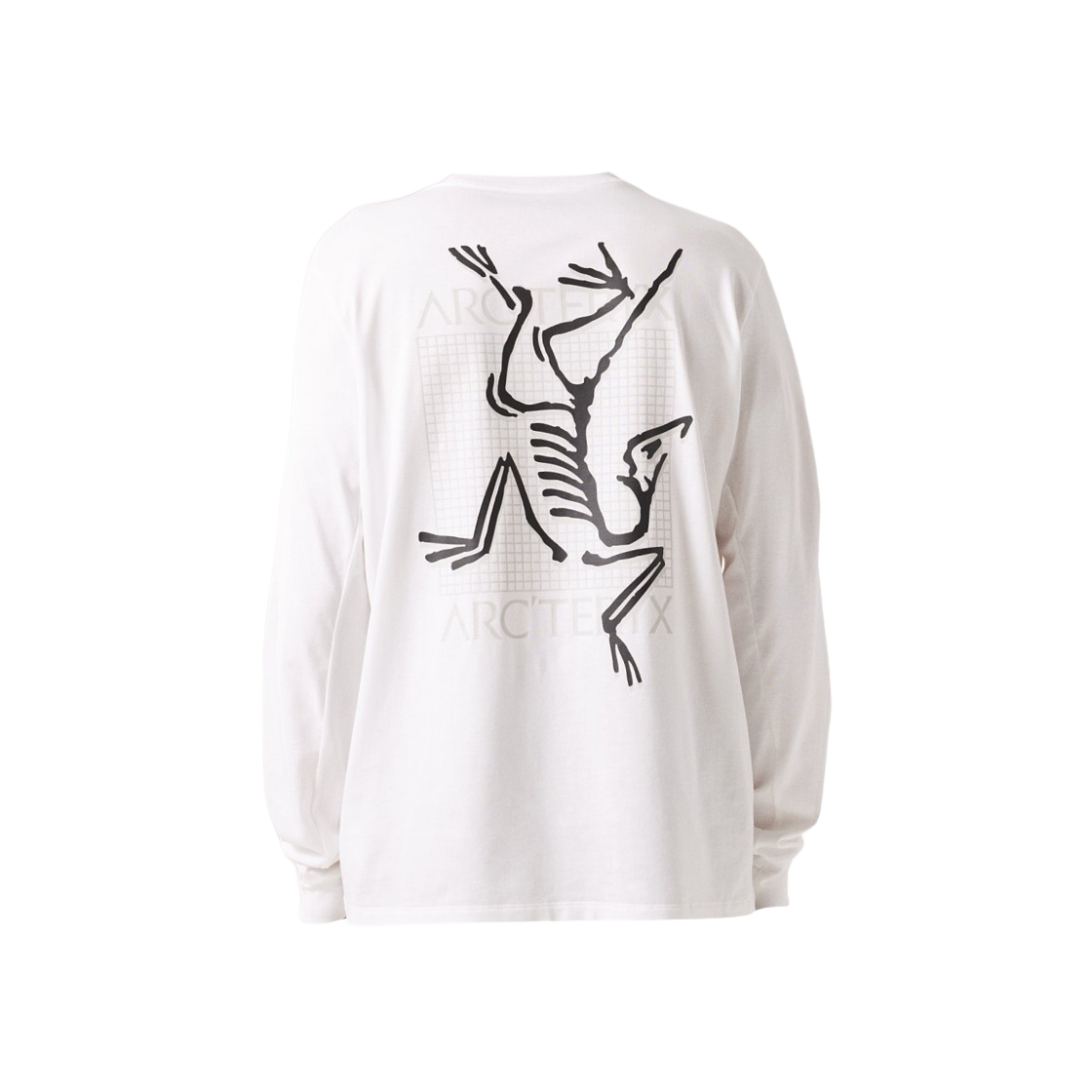 아크테릭스 아크멀티 버드 로고 롱슬리브 티셔츠 화이트 라이트 | Arc'teryx | KREAM