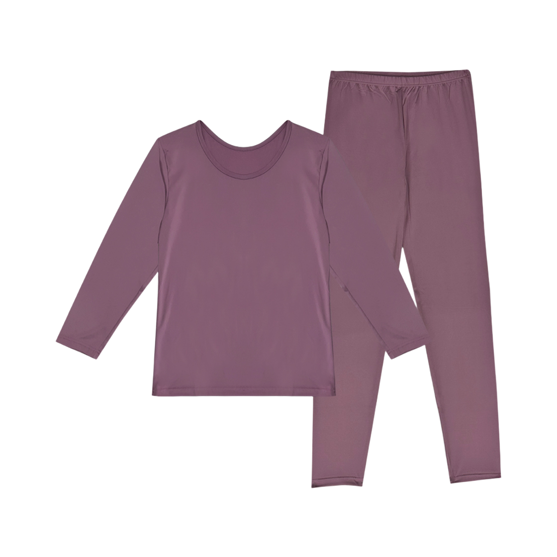 (W) 에이원 코지 발열 기모 내의 세트 퍼플 | AONE | KREAM