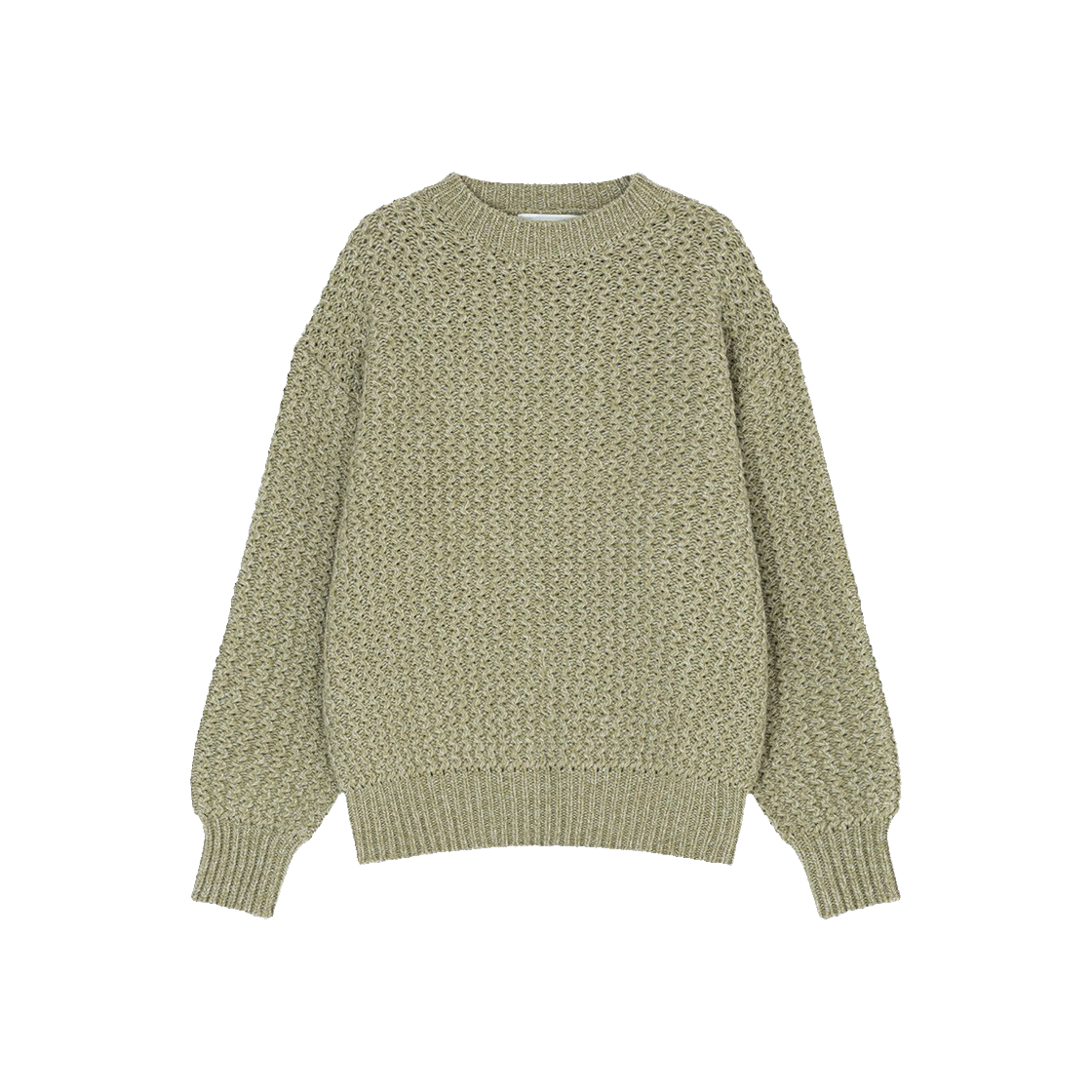 웨이비니스 웨이브 텍스쳐 니트 스웨터 페일 그린 | Waviness | KREAM