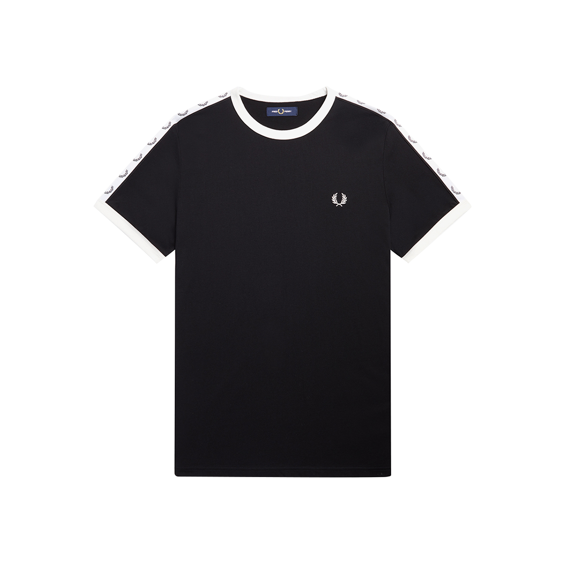 프레드페리 테잎 링어 티셔츠 블랙 | Fred Perry | KREAM