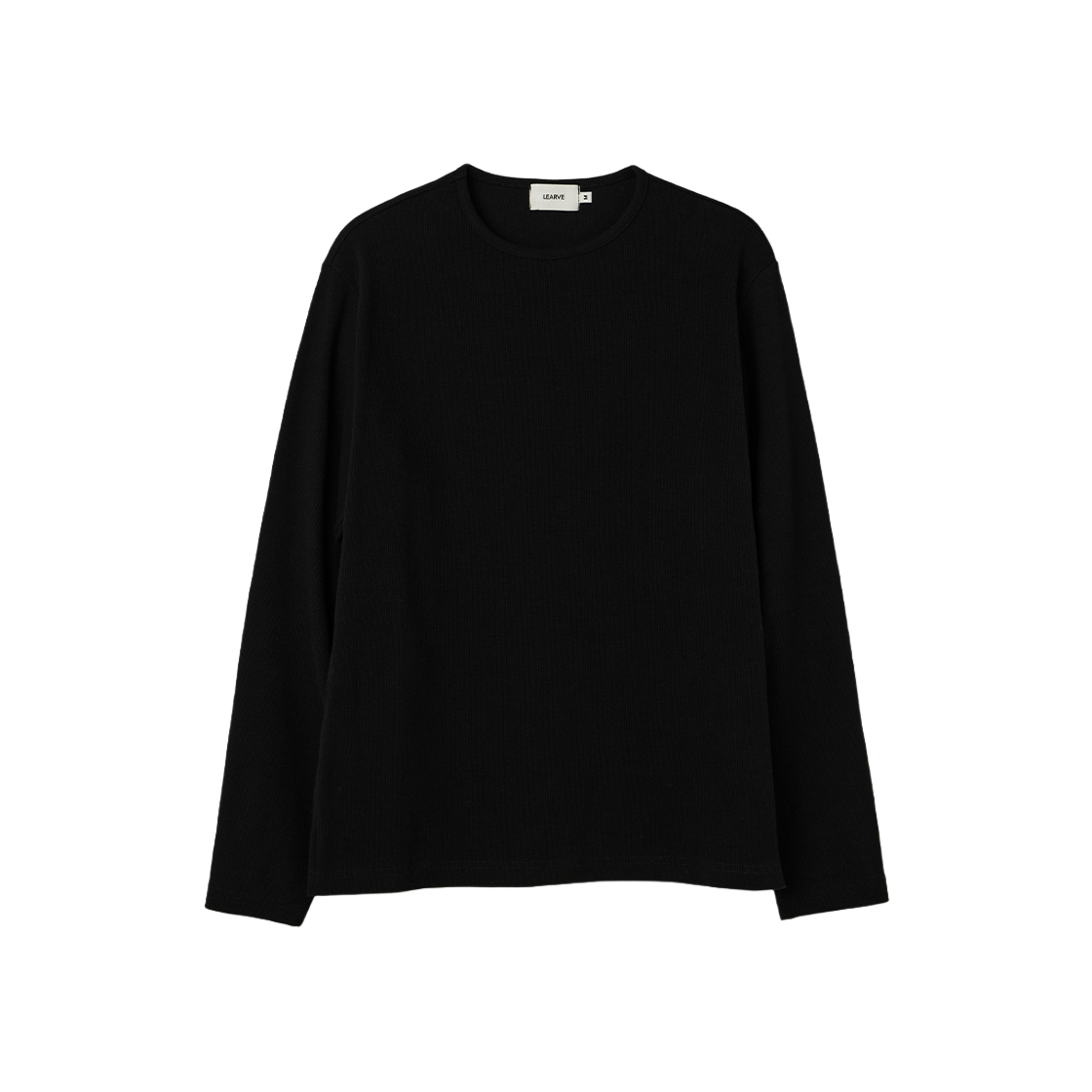 르아브 타이탄 롱 슬리브 티셔츠 블랙 | LEARVE | KREAM