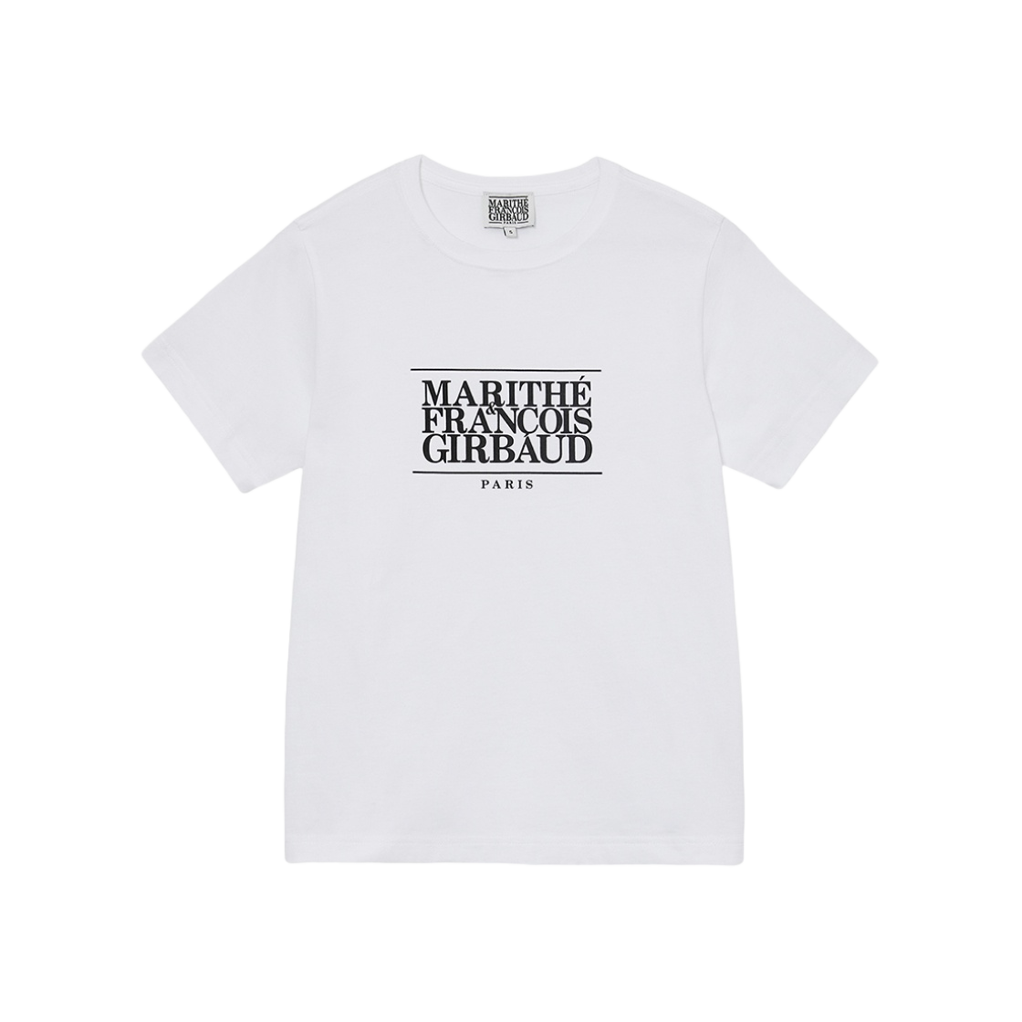 (W) 마리떼 프랑소와 저버 클래식 로고 티 화이트 | Marithe Francois Girbaud | KREAM