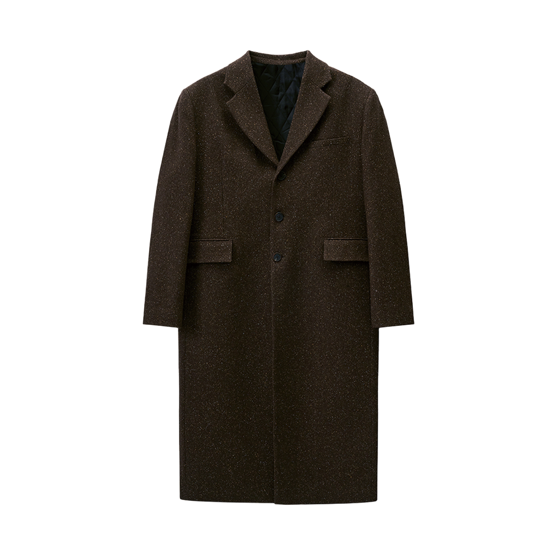 에스티유 백 버튼 싱글 코트 브라운 | STU | KREAM