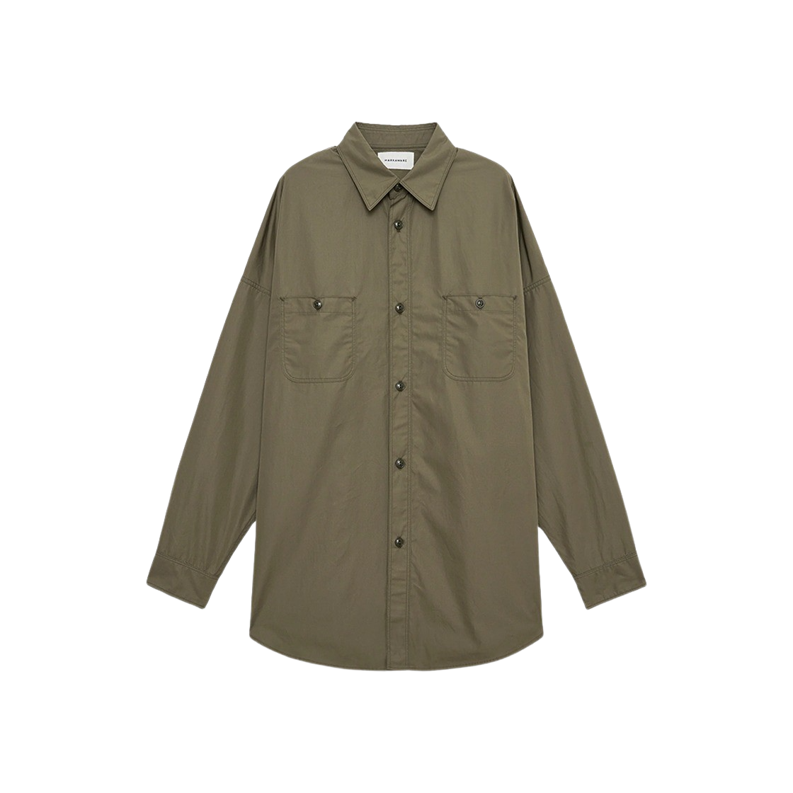마카웨어 롱 텐트 셔츠 세이지 그린 | Markaware | KREAM
