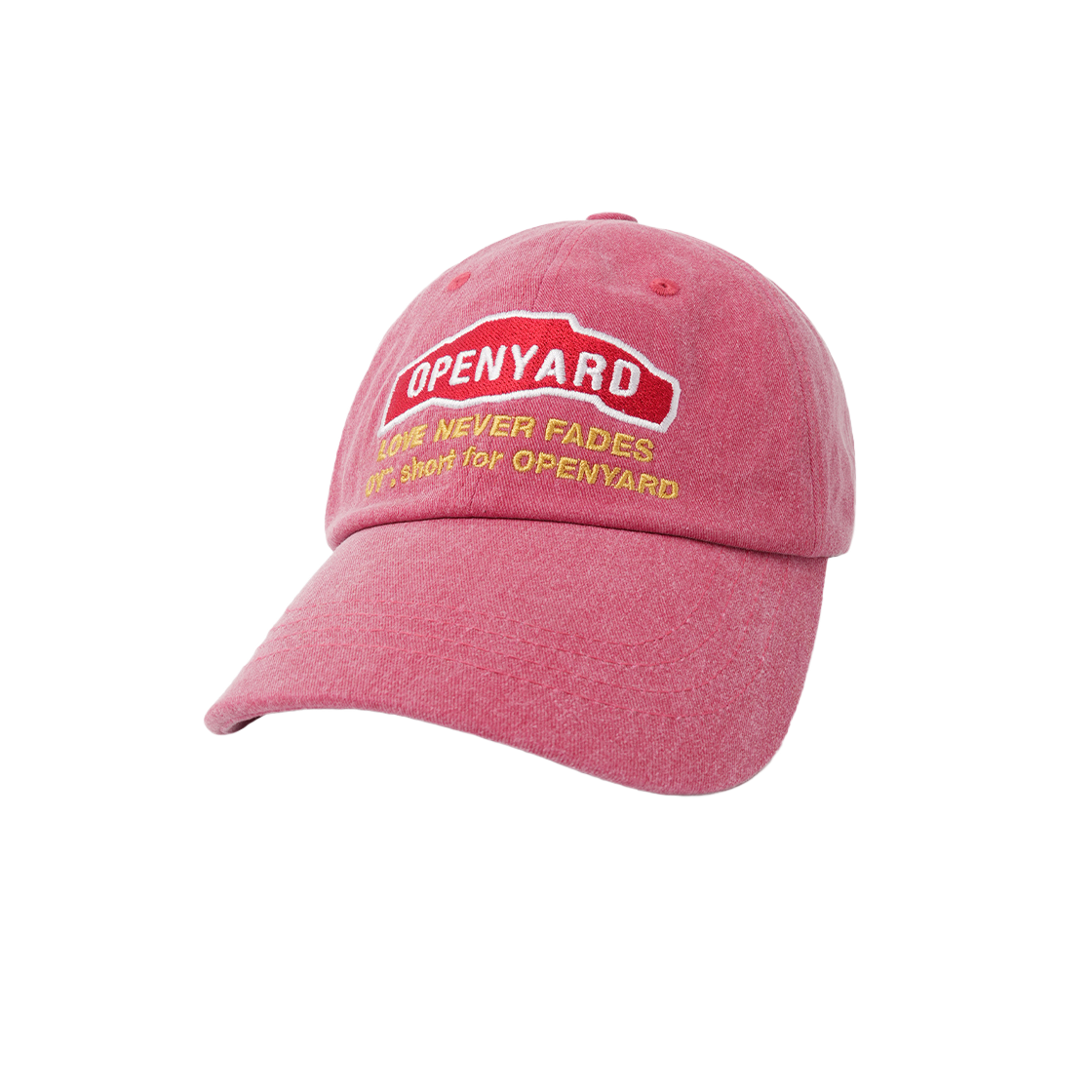 오와이 러그드 로고 캡 레드 | OY | KREAM