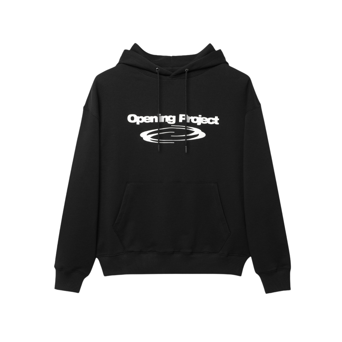 오프닝프로젝트 W 아이덴티티 후디 블랙 | Opening Project | KREAM
