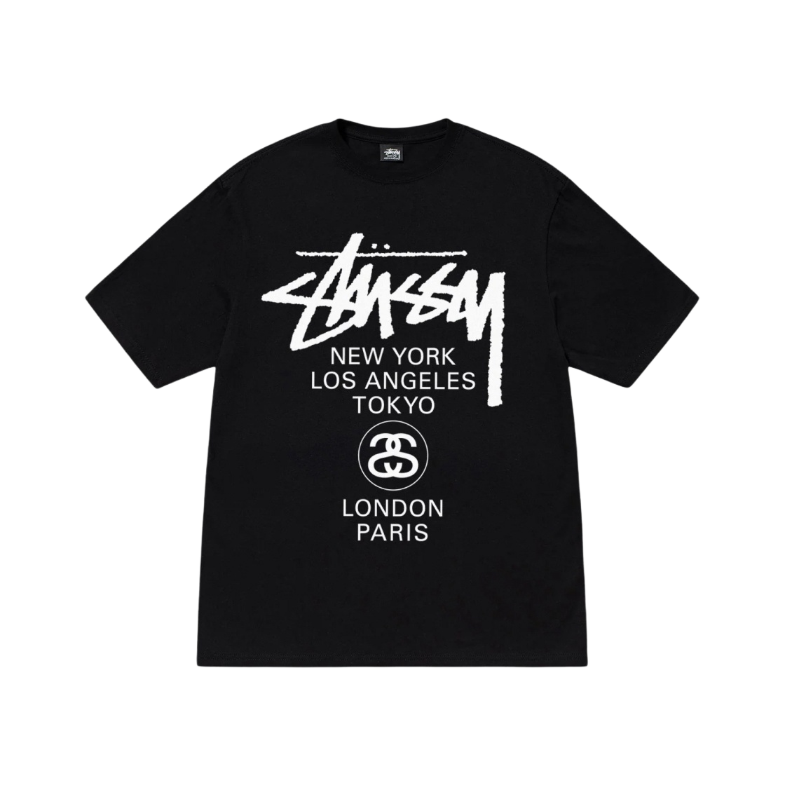 스투시 월드투어 티셔츠 블랙 2024 | Stussy | KREAM