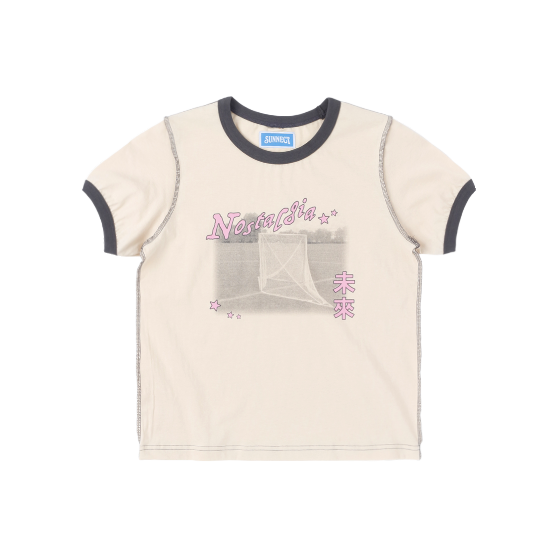 써넥트 니라이 링거 티셔츠 아이보리 | SUNNECT | KREAM