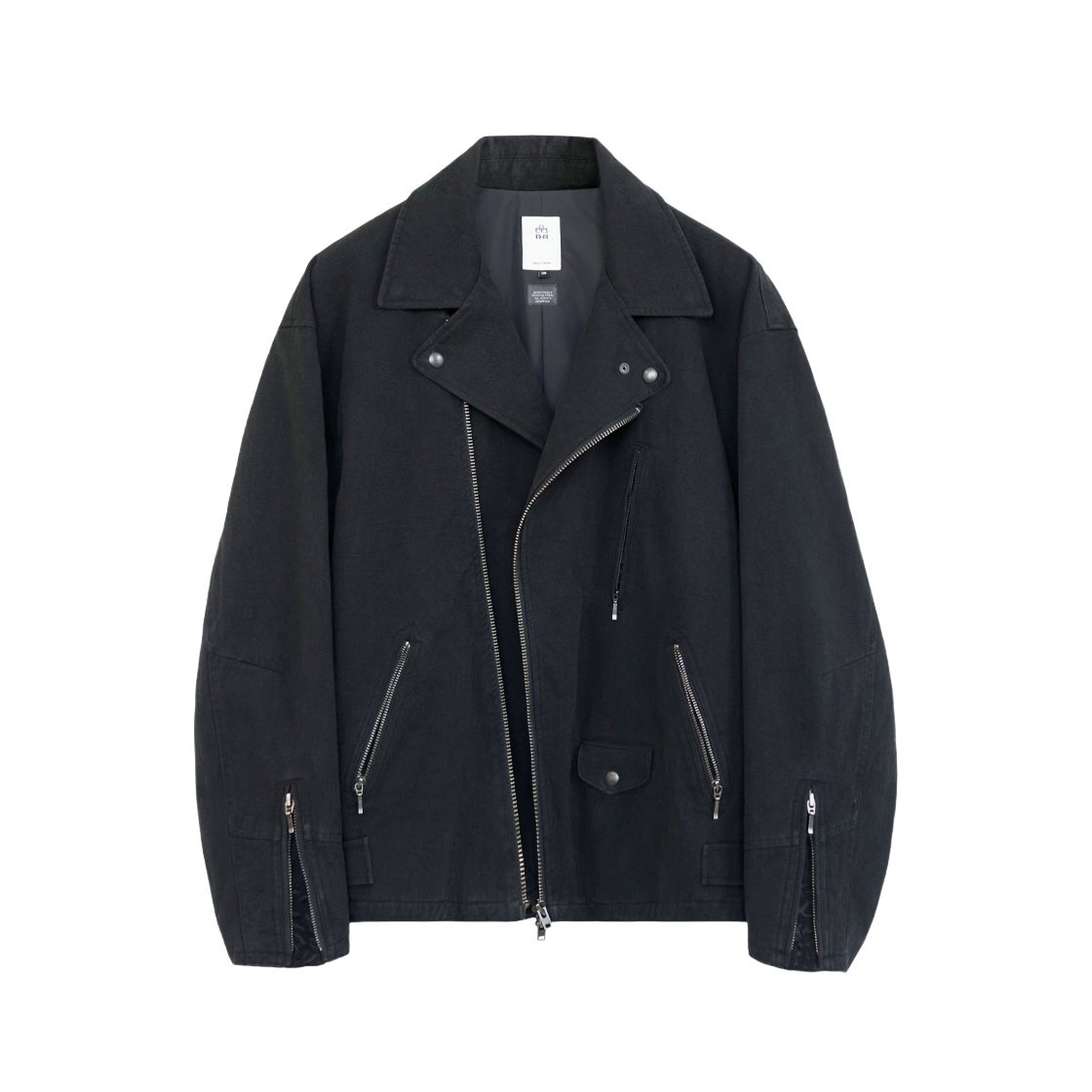 폴리테루 코튼 라이더 자켓 블랙 | Polyteru | KREAM
