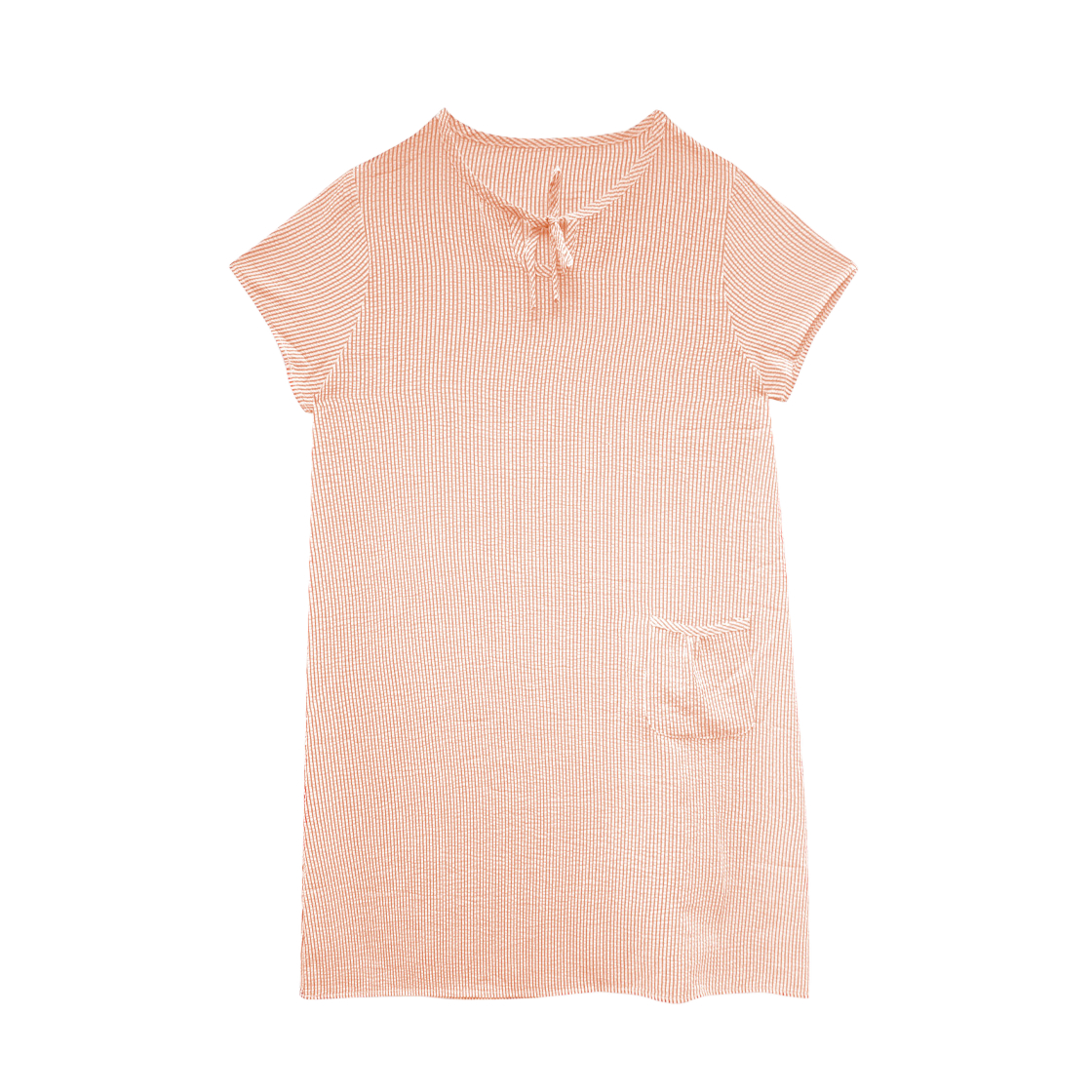 (W) 에이원 쿨 엠보 반팔 원피스 잠옷 오렌지 | AONE | KREAM