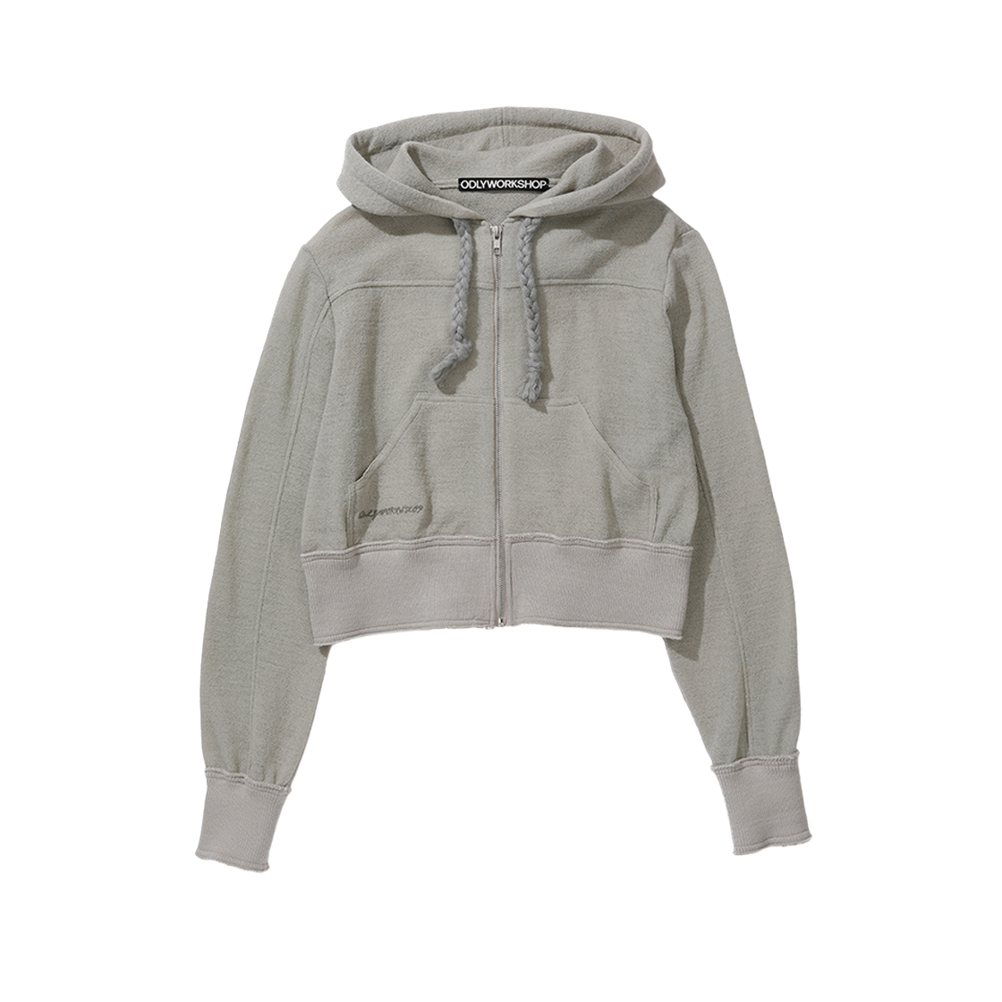 오들리워크샵, 니트 집업 후디, 그레이 | ODLYWORKSHOP | KREAM