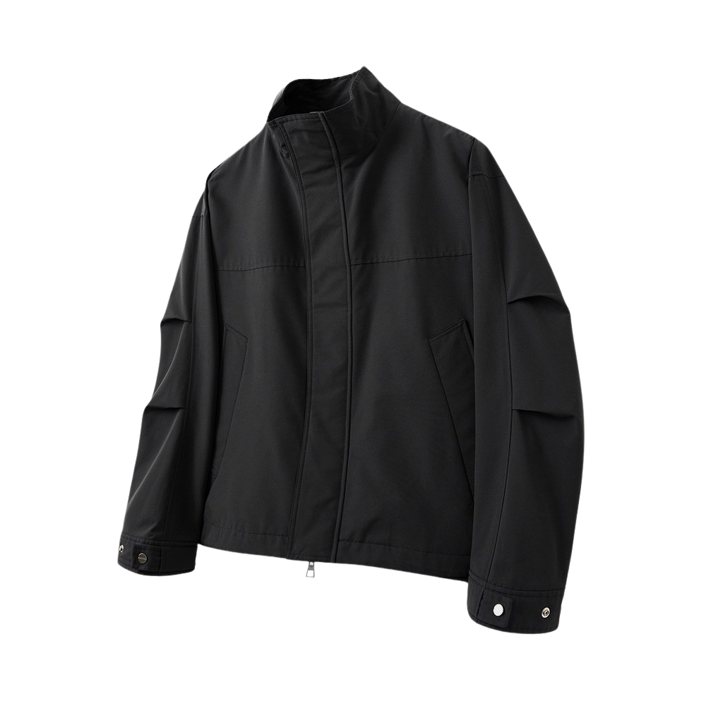 티엔지티 오버핏 하이넥 쉘파카 블랙 | TNGT | KREAM