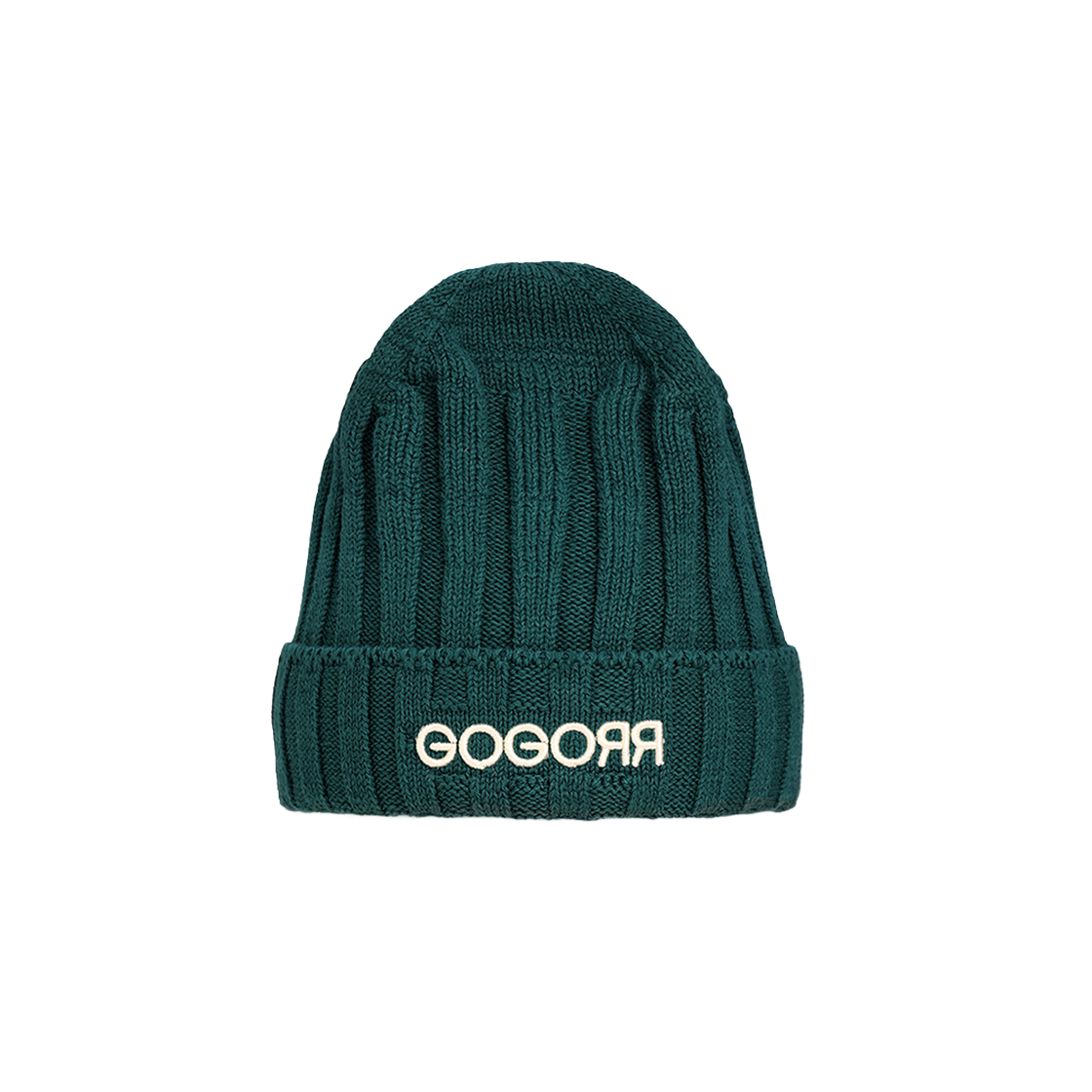 고고르르 고고르르 골지 로고 롱 비니 그린 | GOGORR | KREAM