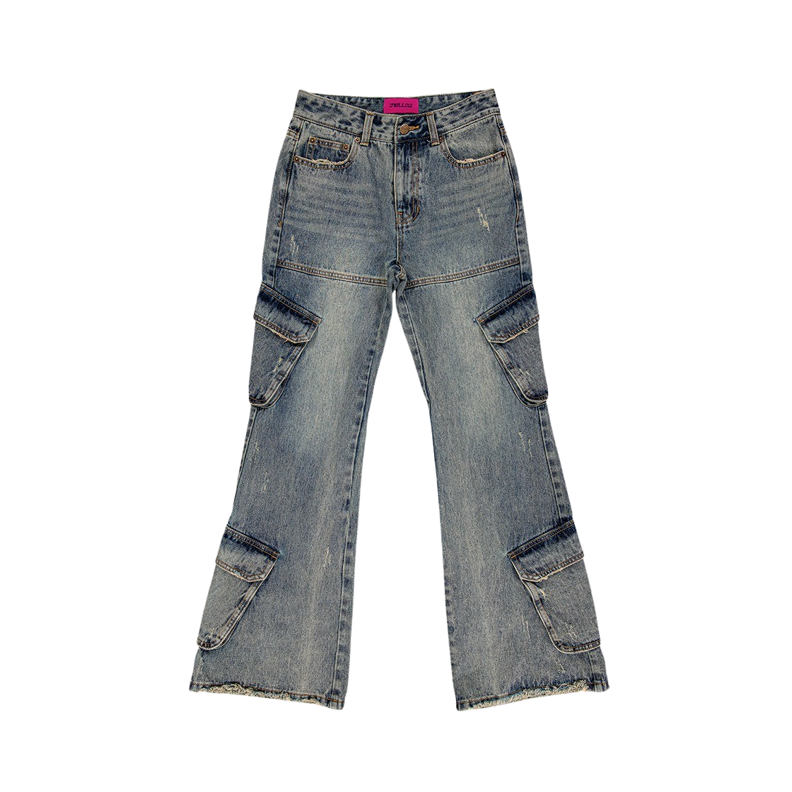 멜로우 카고 부츠컷 데님 팬츠 인디고 | MELLOW | KREAM