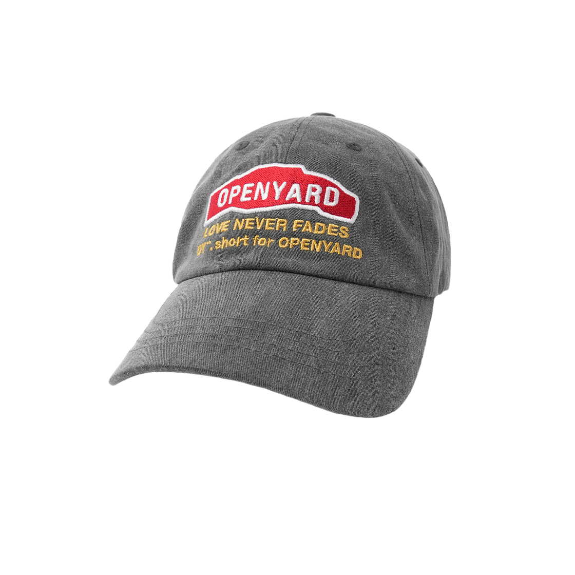 오와이 러그드 로고 캡 차콜 | OY | KREAM