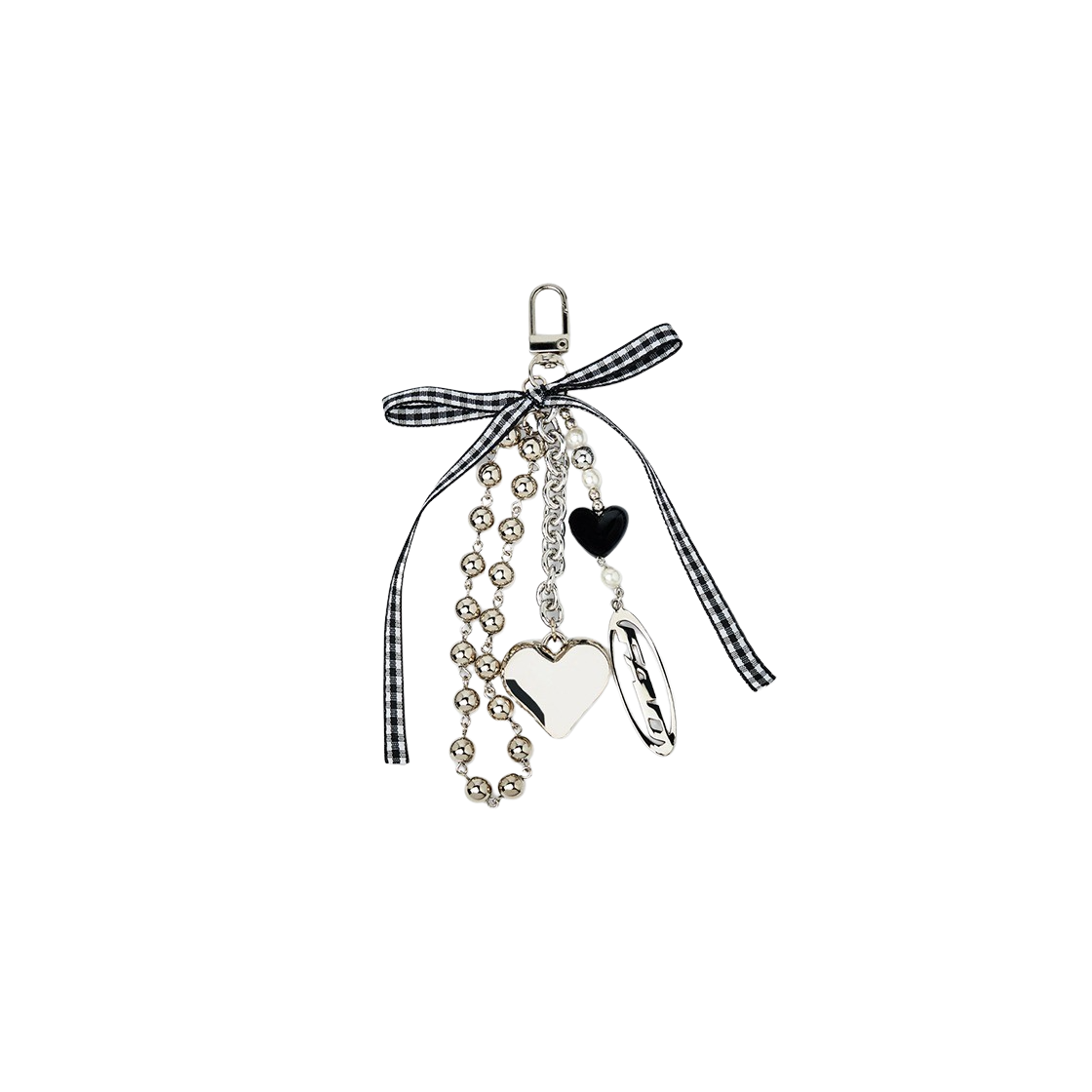 에프에이디 체크 리본 키링 메탈 | FAD | KREAM