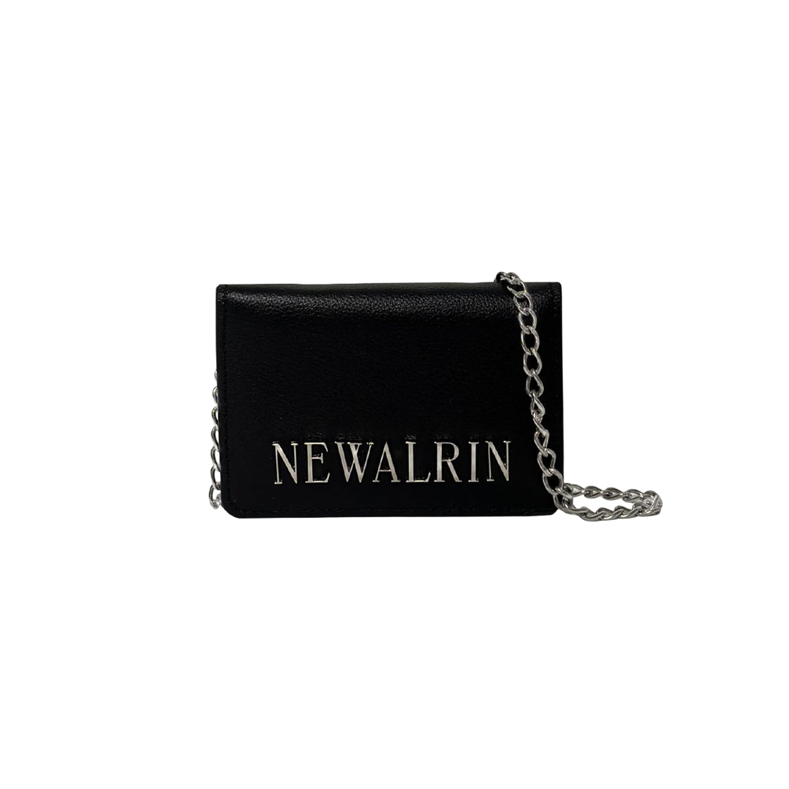 뉴얼린 리얼가죽 지갑 체인백 블랙 | NEWALRIN | KREAM