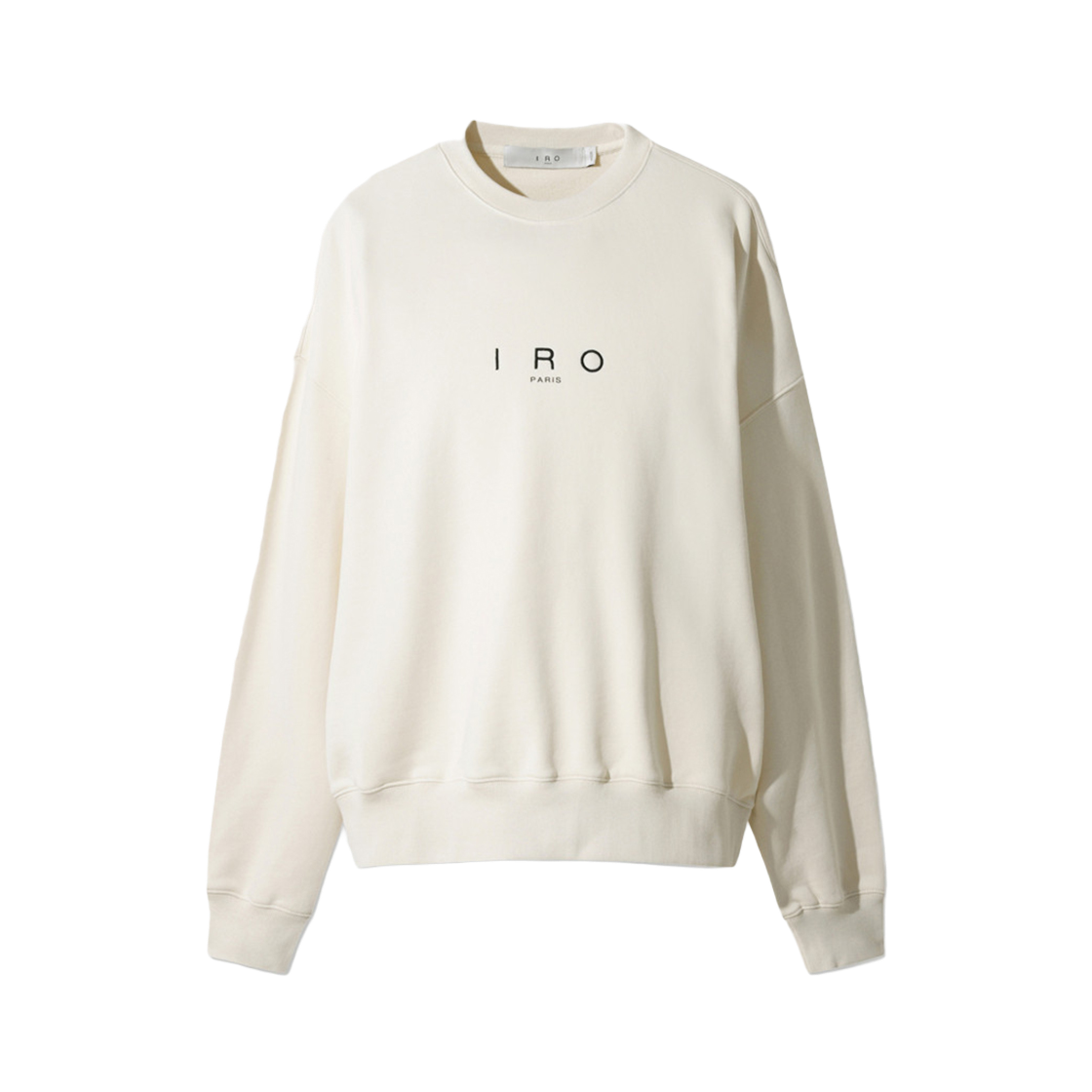 이로 에센셜 프론트 자수 로고 스웨트 셔츠 아이보리 | Iro | KREAM