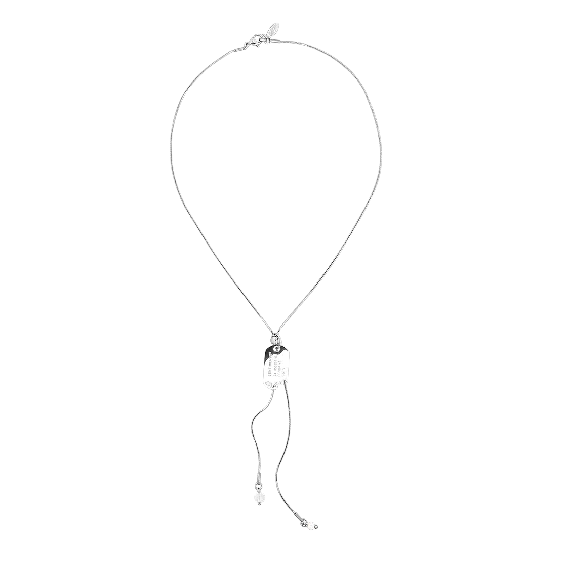 센티멍 넘버 495 솔져 택 네크리스 | SENTIMENTS | KREAM