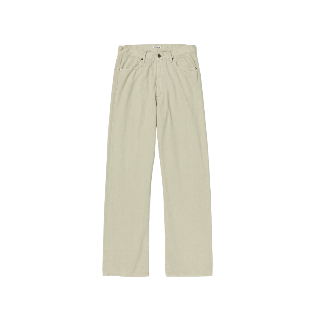 오라리 보타니컬 다이드 셀비지 데님 팬츠 내츄럴 그린 - 22AW | Auralee | KREAM