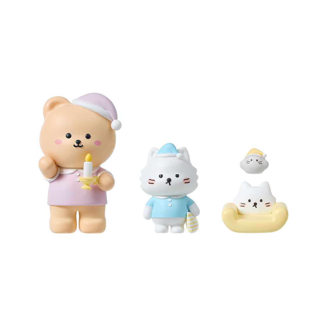 어프어프 쥬미니즈 일상 잠옷 피규어 세트 | earpearp | KREAM