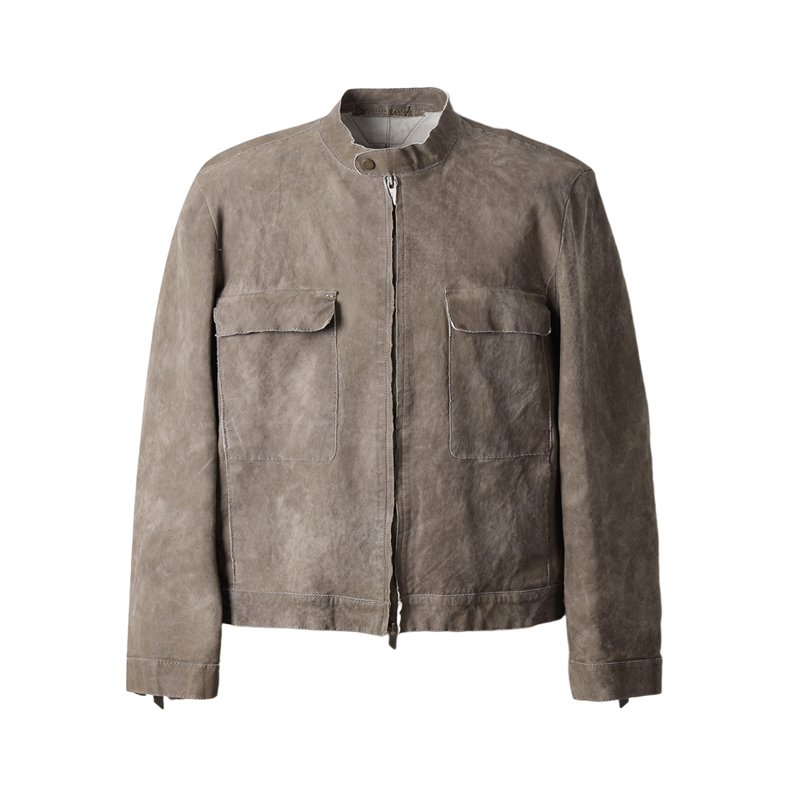 시리즈 빈티지 집업 레더 자켓 베이지 | SERIES | KREAM