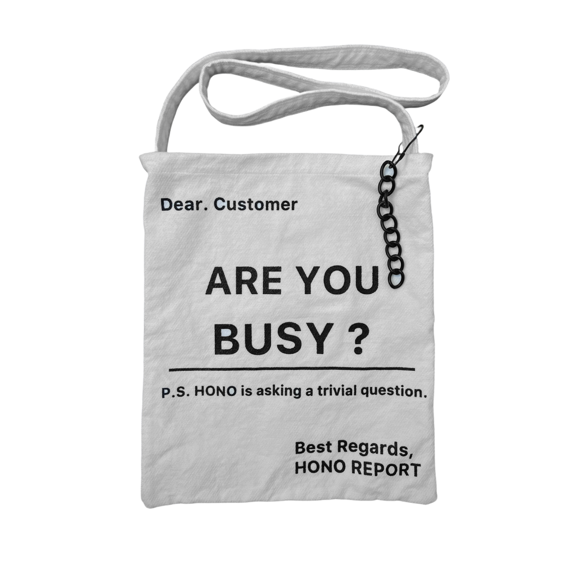 호노 리포트 레터 백 화이트 | Hono Report | KREAM