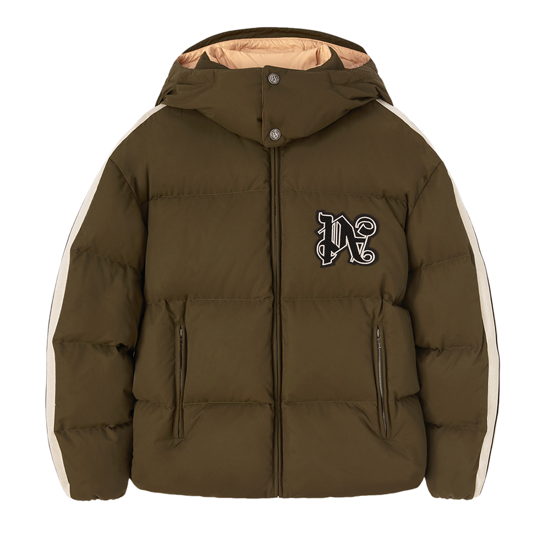 팜엔젤스 모노그램 트랙 다운 재킷 딥 그린 | PALM ANGELS | KREAM