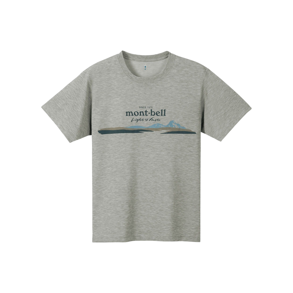 몽벨 위크론 티셔츠 라이트 & 패스트 멜란지 그레이 | Montbell | KREAM