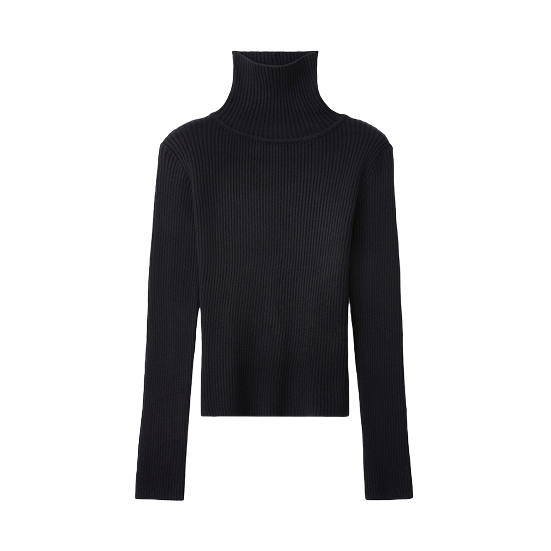 아르카익 슬림 리브드 폴라 니트 블랙 | ARCHAIC | KREAM