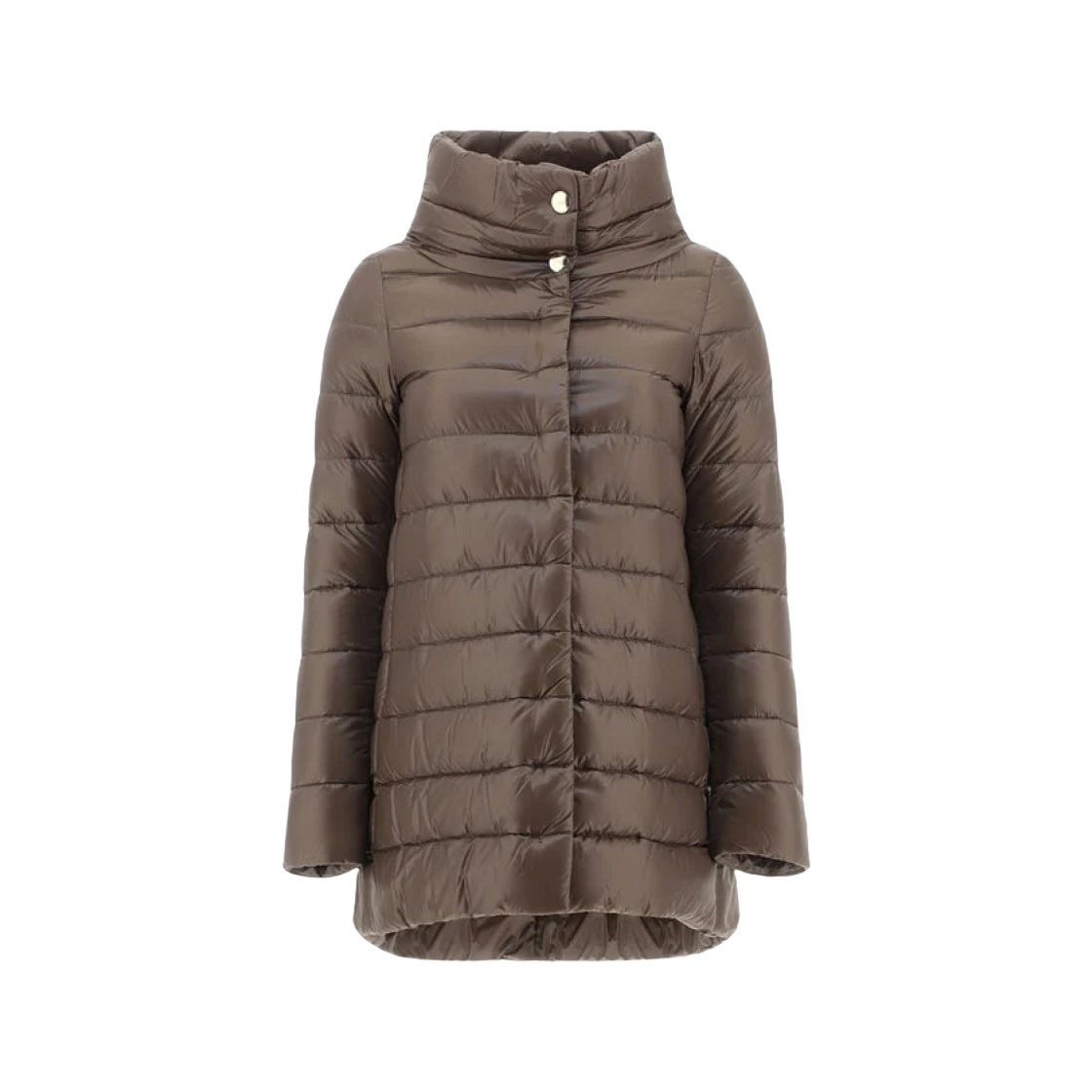 (W) 에르노 아멜리아 A-쉐입 패딩 다크 도브 그레이 | Herno | KREAM