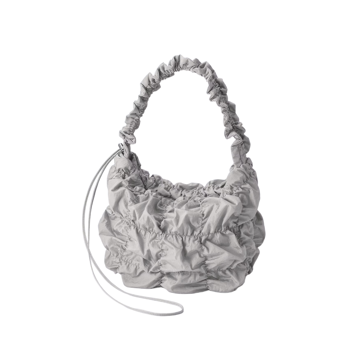 GU 개더드 숄더백 그레이 | GU | KREAM