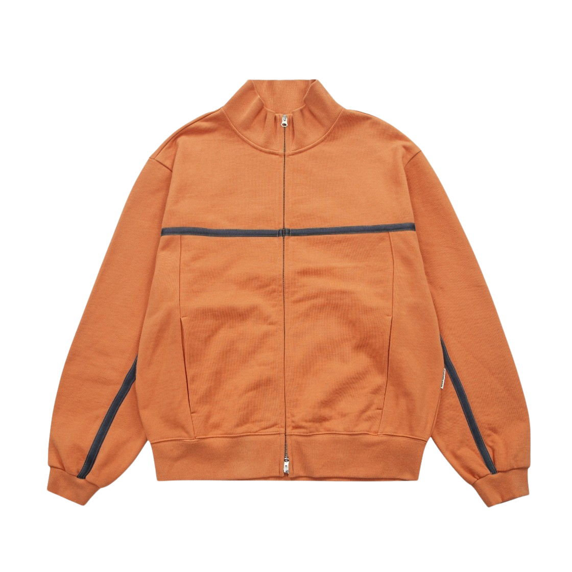 더바이닐하우스 라인 풀 집업 스웨트셔츠 오렌지 | Thevinylhouse | KREAM