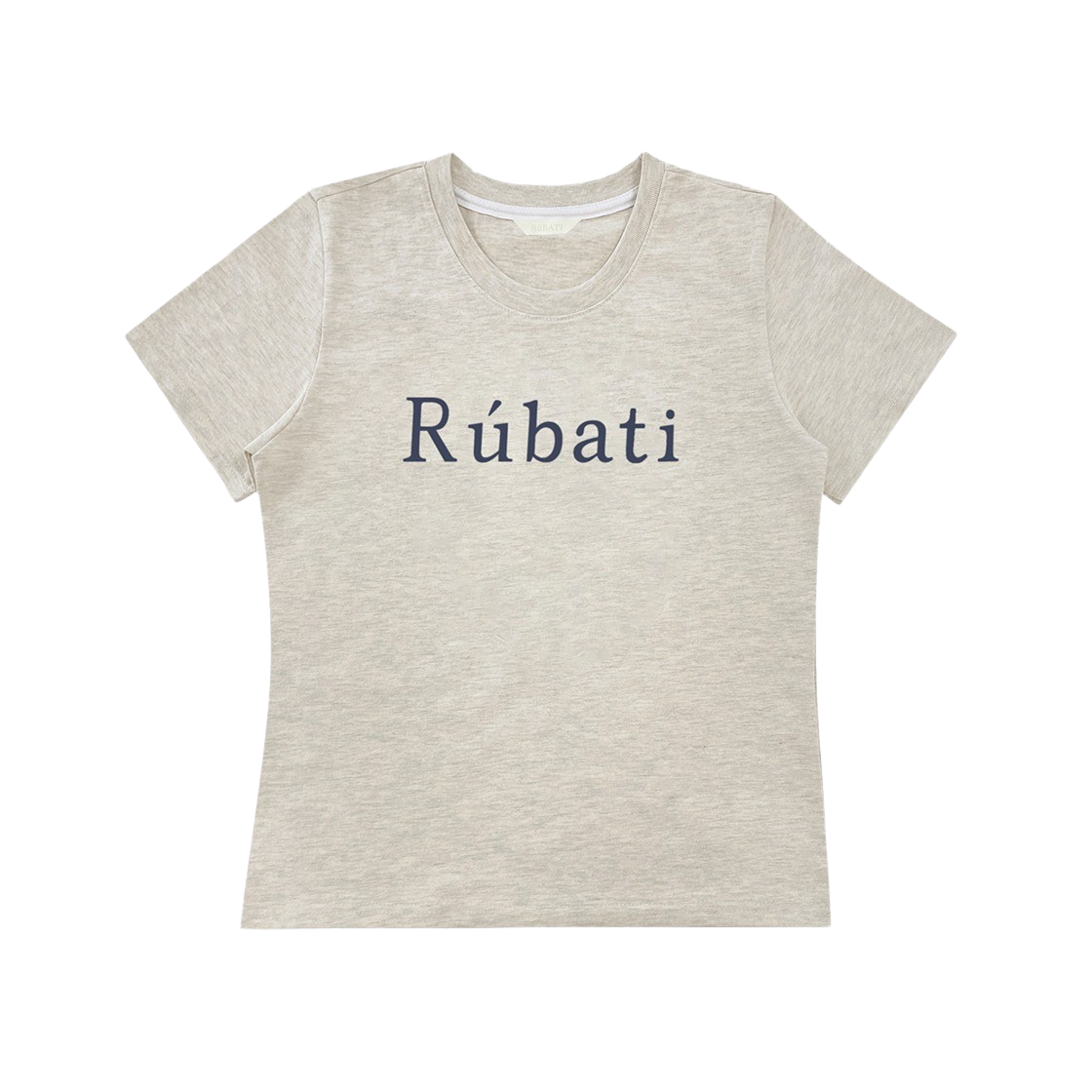 루바티 세리프 로고 티셔츠 오트밀 | RUBATI | KREAM