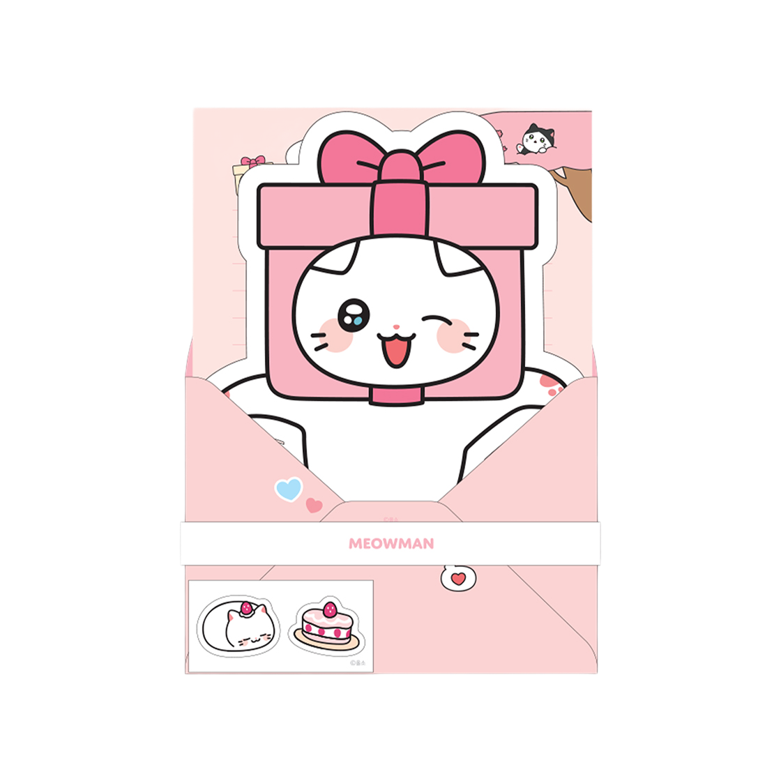 냐한남자 모양편지지 세트 까꿍 춘배 | Meow Man | KREAM