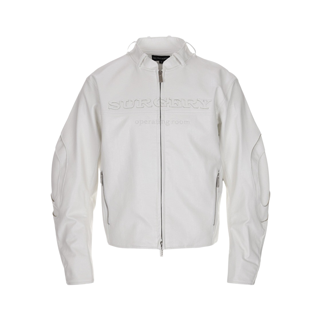 써저리 스트래텀 레더 자켓 화이트 | Surgery | KREAM