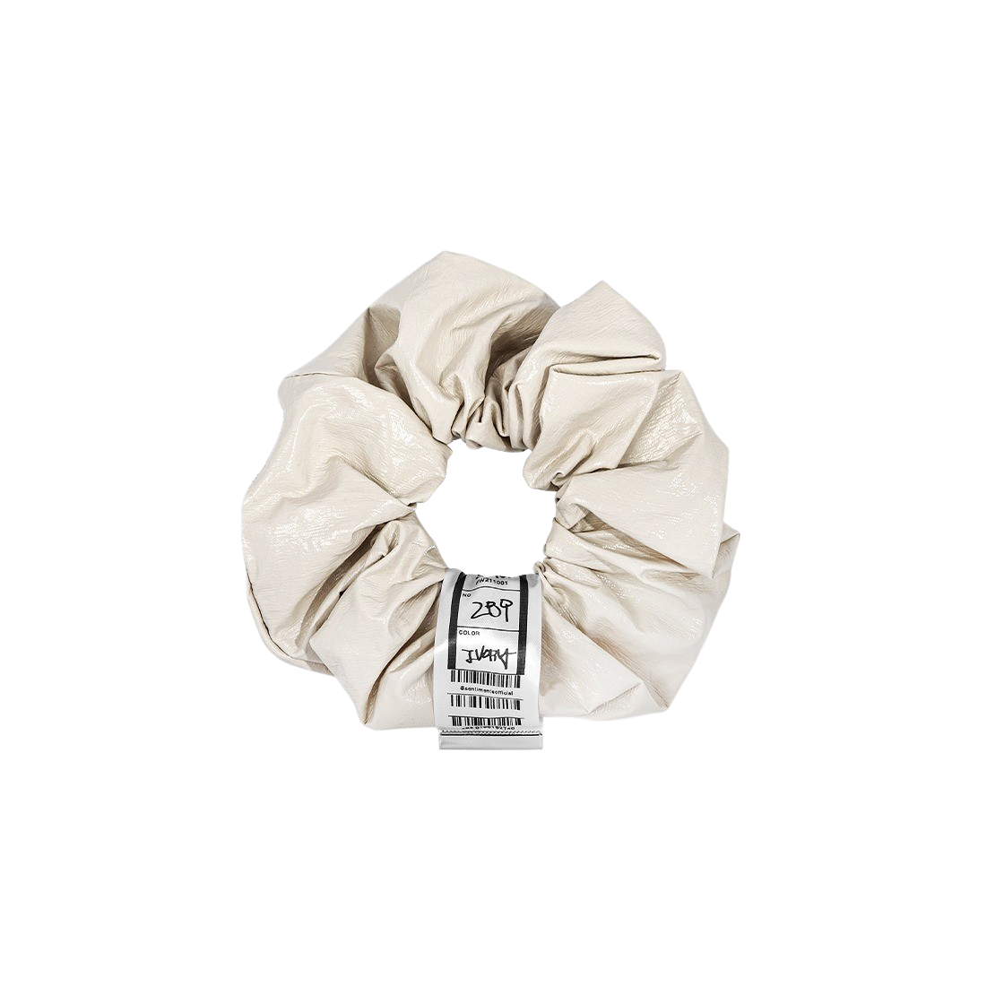 센티멍 넘버 289 에나멜 램스킨 헤어 스크런치 아이보리 | SENTIMENTS | KREAM