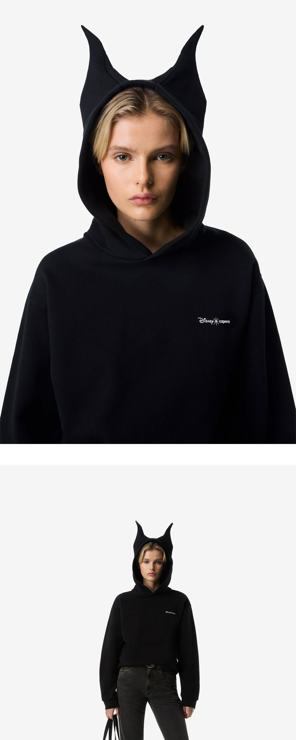코페르니 x 디즈니 우먼 말레피센트 후디 블랙 - 25SS | Coperni | KREAM