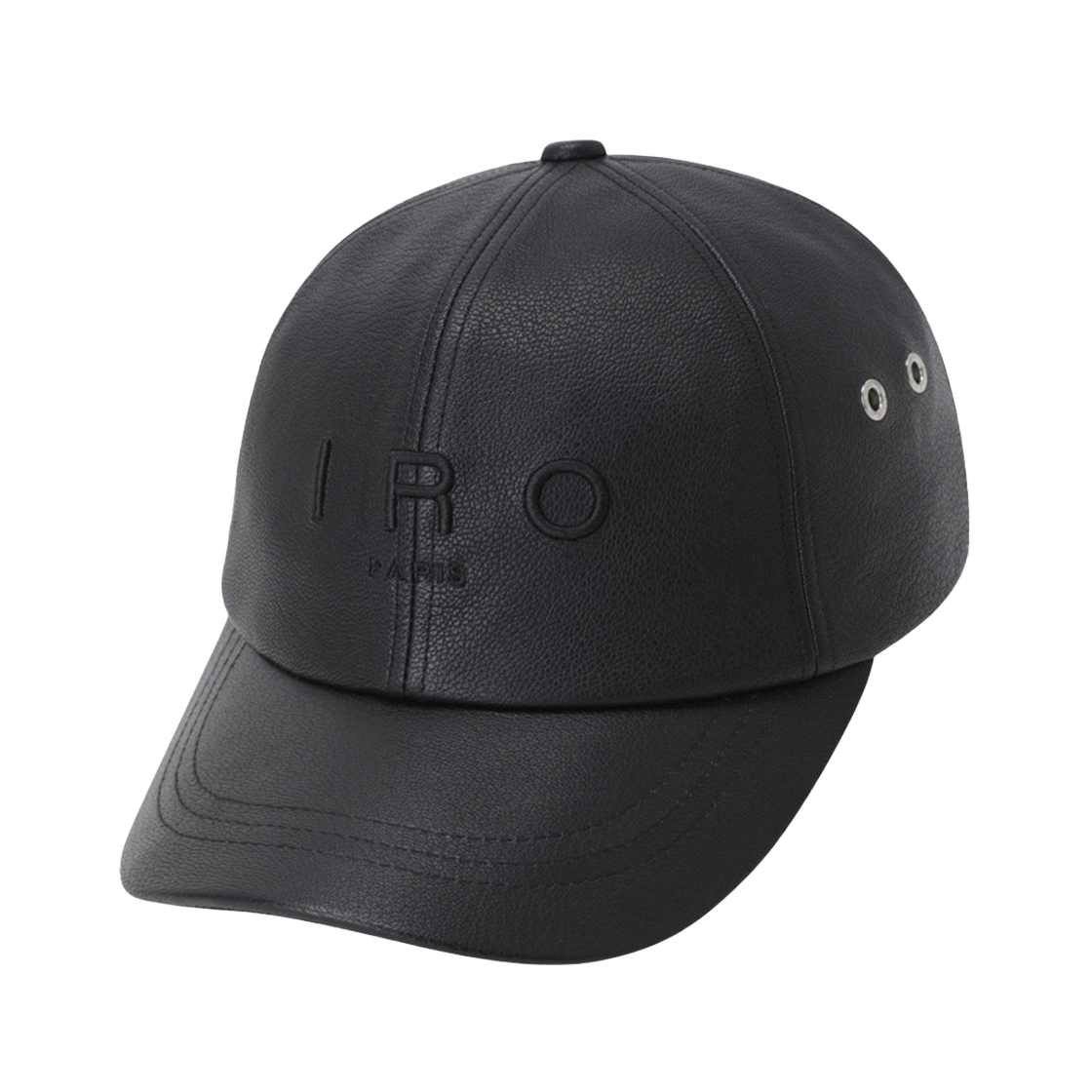 이로 브레드 양가죽 레더 로고 볼캡 블랙 | Iro | KREAM