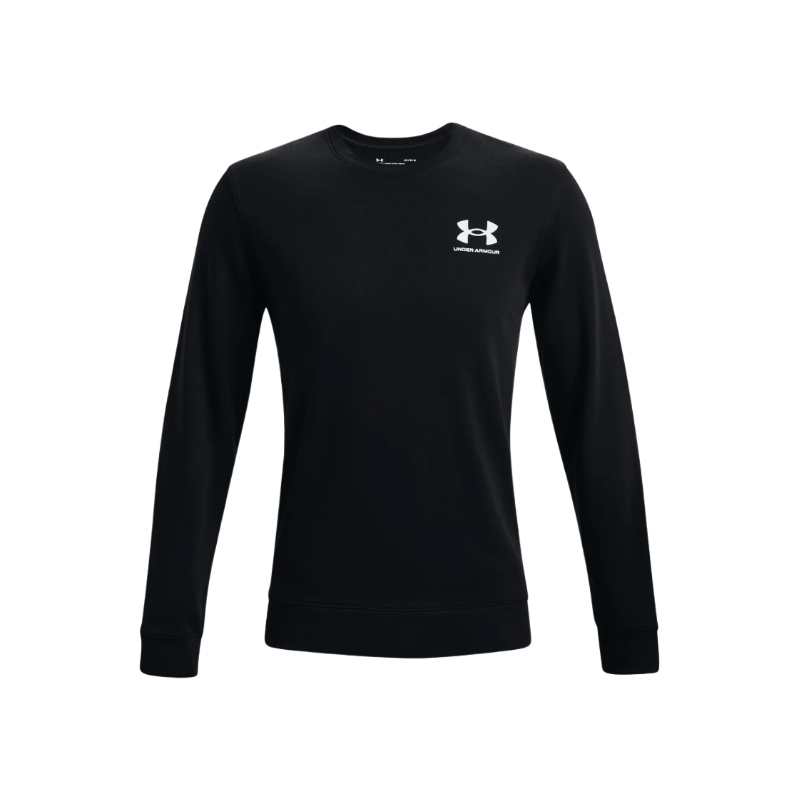 언더아머 라이벌 테리 크루 블랙 화이트 | Under Armour | KREAM