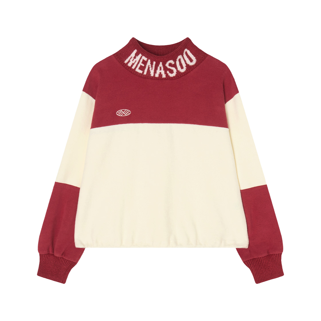 미나수 니트 하이넥 폴라티 레드 | MENASOO | KREAM