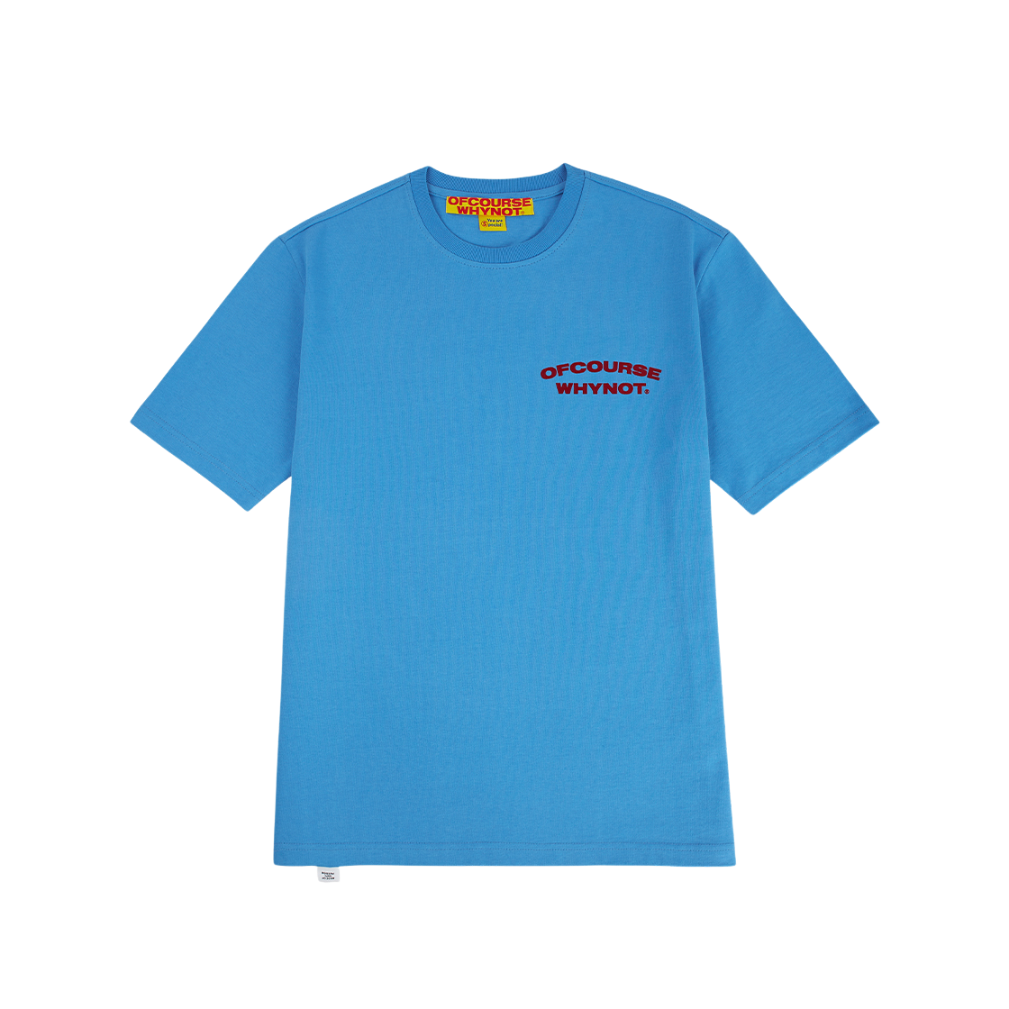 오브콜스와이낫 블라 블라 티셔츠 블루 | ofcoursewhynot | KREAM
