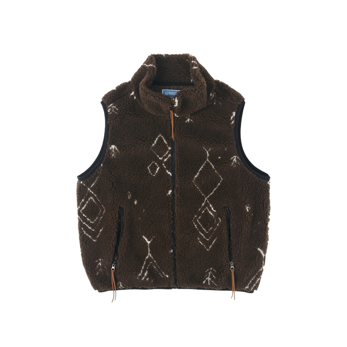 써넥트 마얀 BF 집업 베스트 브라운 | SUNNECT | KREAM