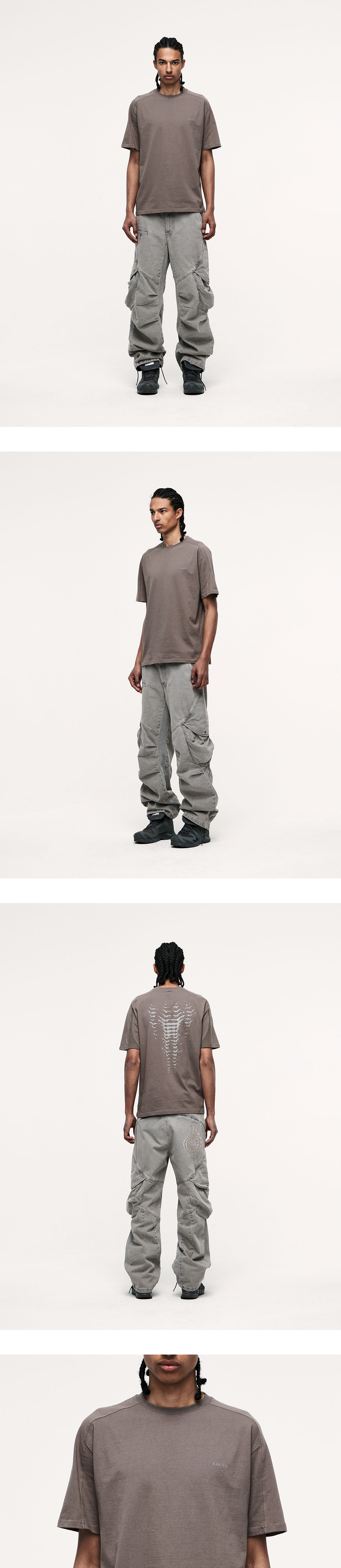 이그노타 코어:11 캐러페이스 숏 슬리브 티셔츠 딥 베이지 | Ignota | KREAM