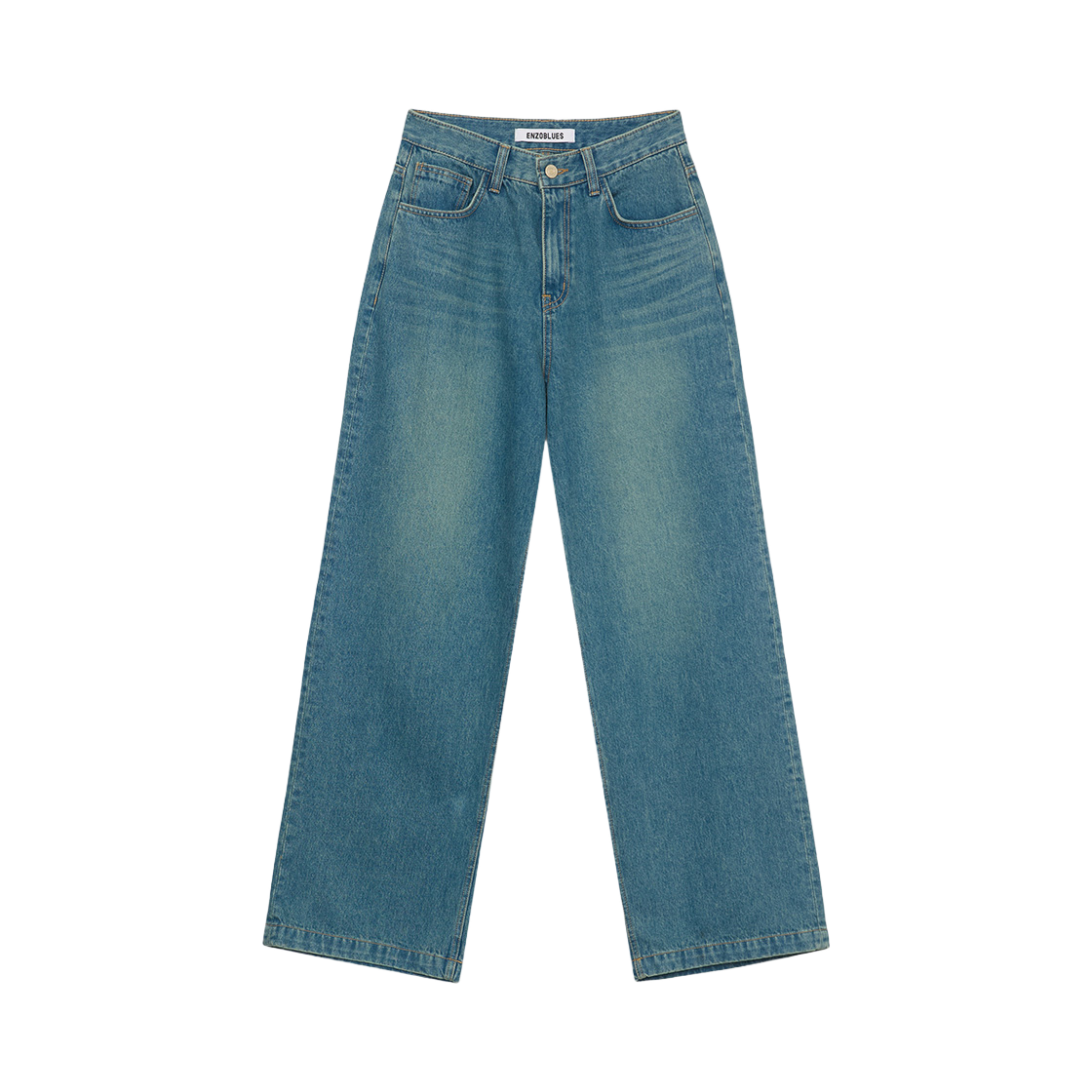 엔조블루스 빈티지 와이드 데님 팬츠 딥블루 | ENZO BLUES | KREAM